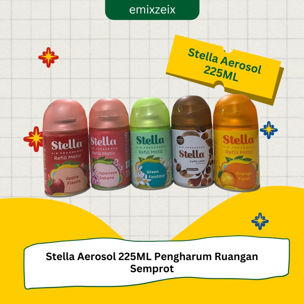 Jual STELLA Matic Refill 160ml Promo | Air Freshener | Pengharum ...
