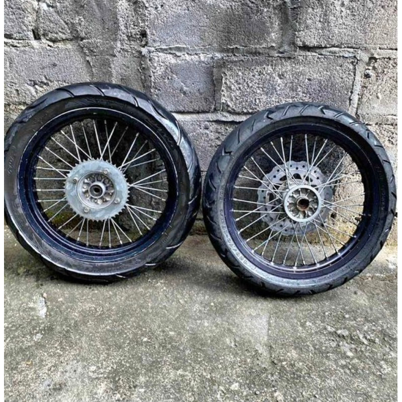 Jual wheelset sumo velg dtracker tromol ORIGINAL Supermoto velgset ...