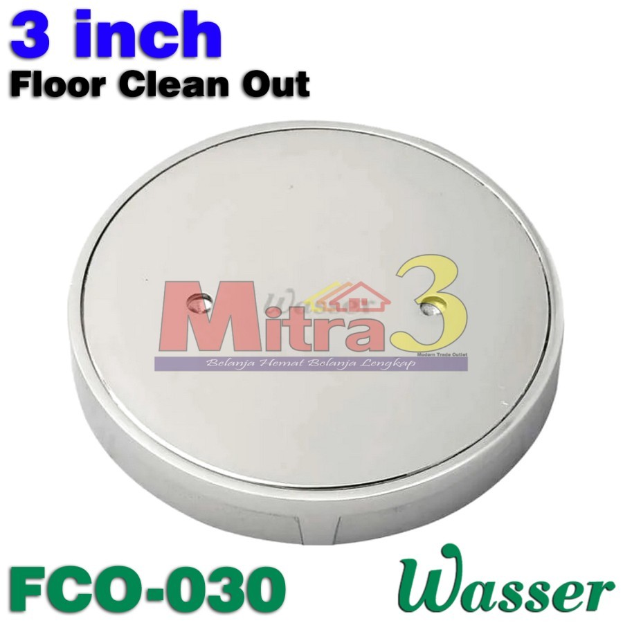 Jual Floor Clean Out WASSER FCO-030 3" Penutup Drainase Tutup Saluran ...