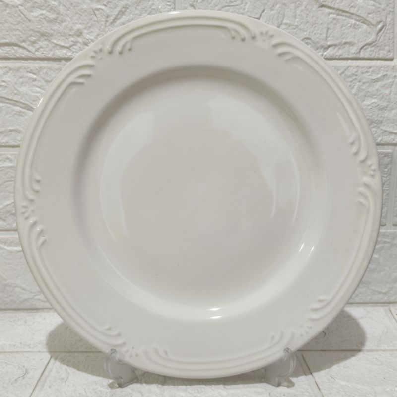 Jual Piring Keramik Dinner Plate Filigree | Shopee Indonesia