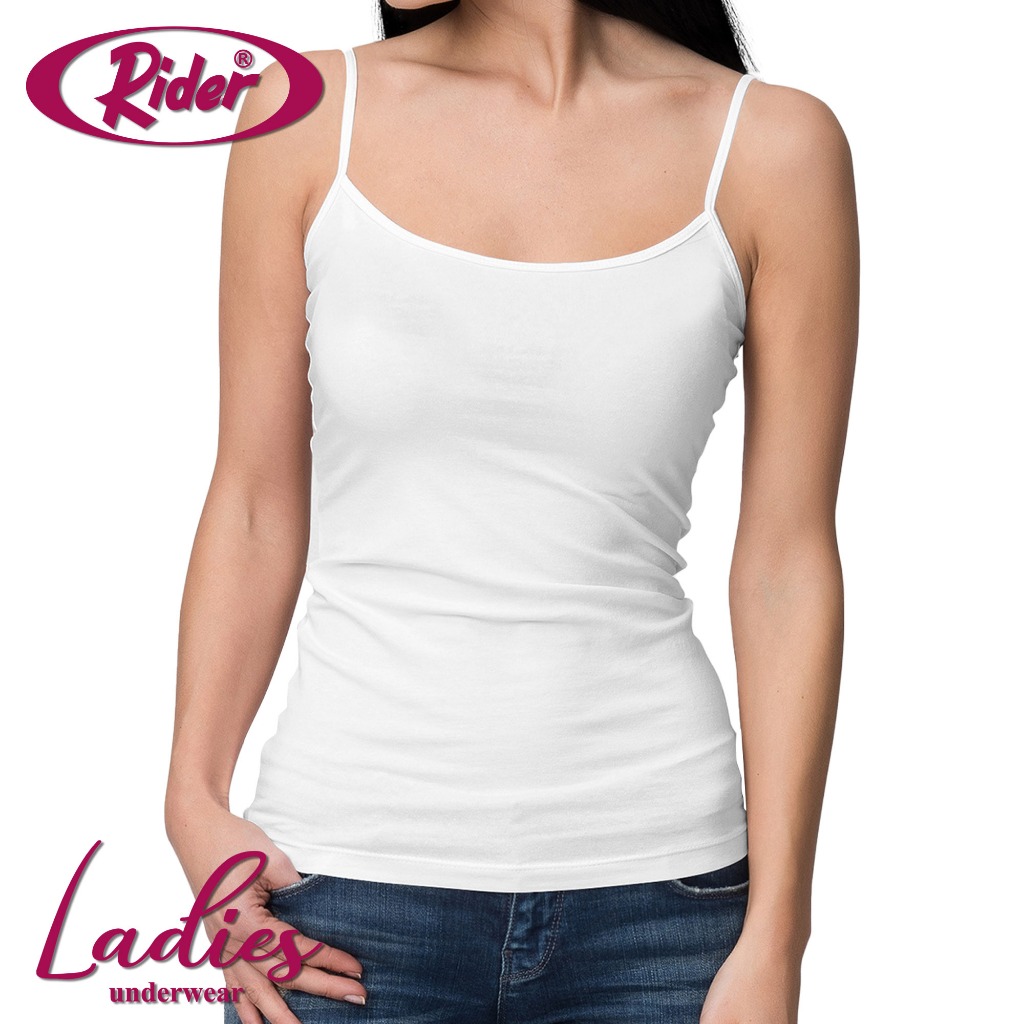 Jual Rider Ladies - Tanktop Wanita R261BL Warna Putih isi 1 Pcs ...