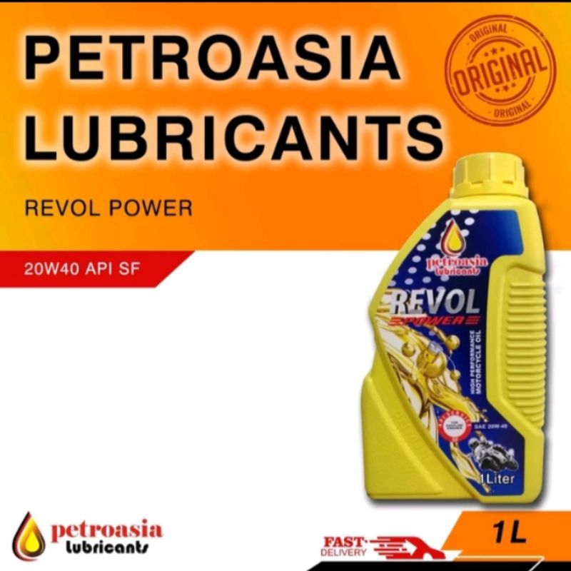 Jual OLI PETROASIA REVOL POWER SAE 20W-40 API SF 0.1L | Shopee Indonesia