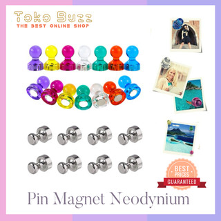 Jual PIN MAGNET KUAT Papan Tulis Whiteboard Kulkas Magnetic Pin Memo ...