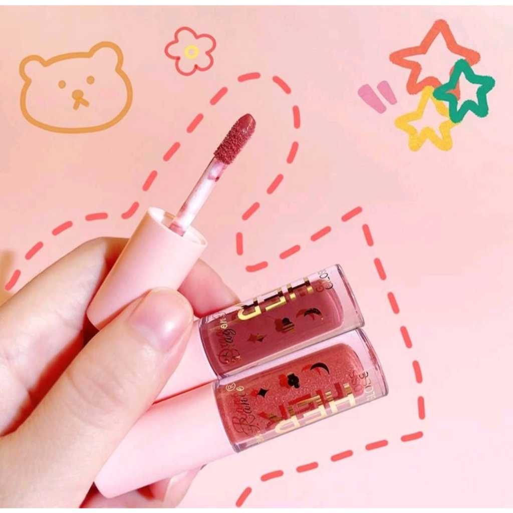 Jual [COD] DRAGONRANEE Her Lip Gloss Water Glass Korean Waterproof Lip ...