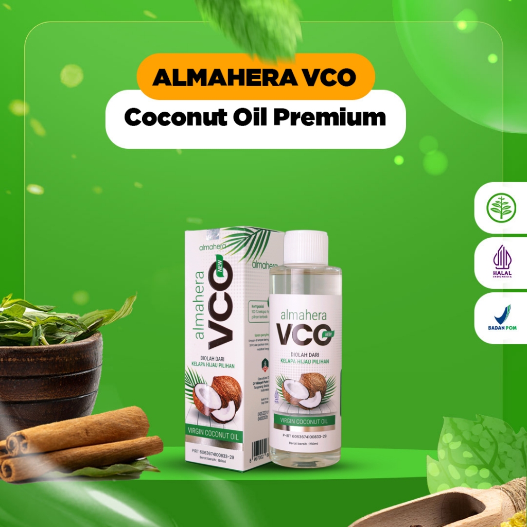 Jual ALMAHERA - Minyak Kelapa Ijo VCO Coconut Oil Premium 150ml ...