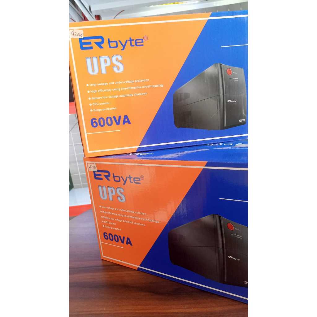 Jual UPS ERSYS / ERBYTE 600VA 480Watt Plus Stabilizer Back-Up PC Komputer | Shopee Indonesia