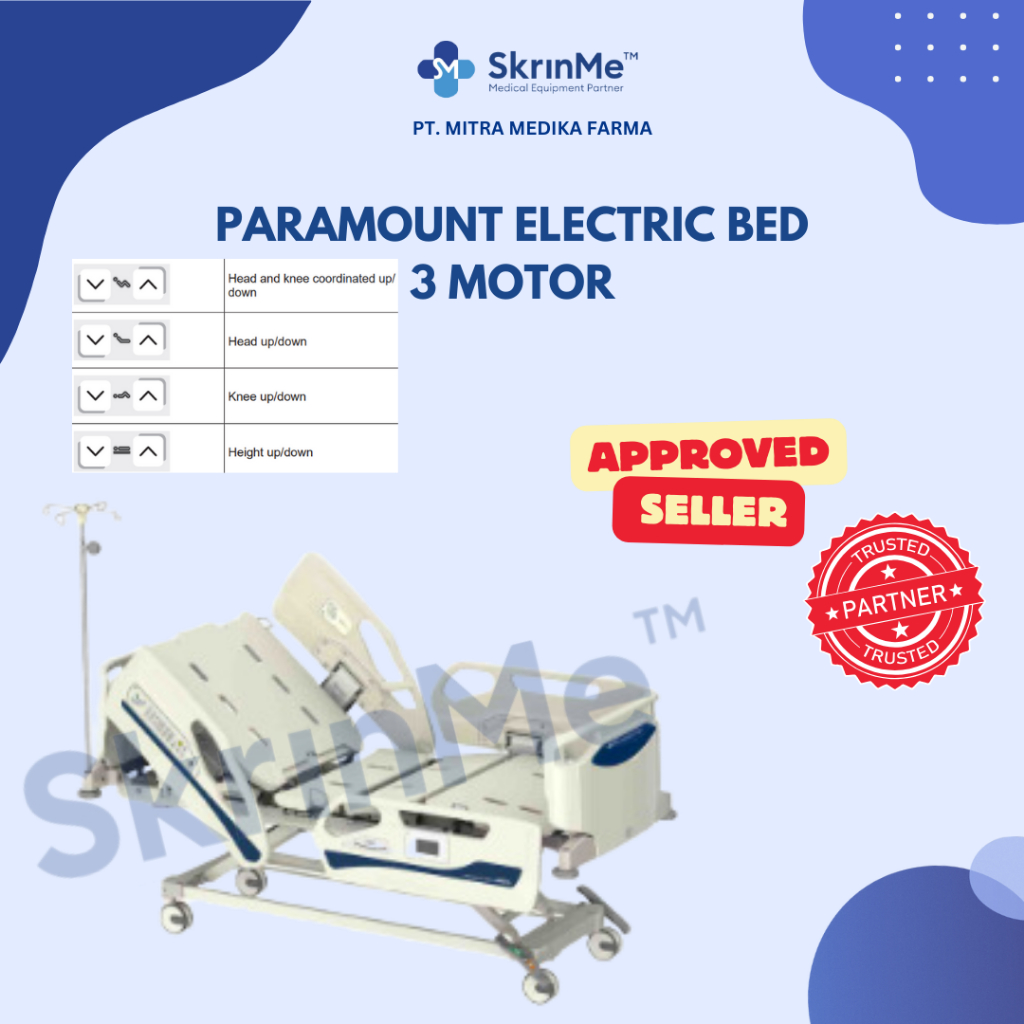 Jual PREMIUM BED!! OFFICIAL PARAMOUNT BED ELECTRIC 3 MOTOR - BED PASIEN ...