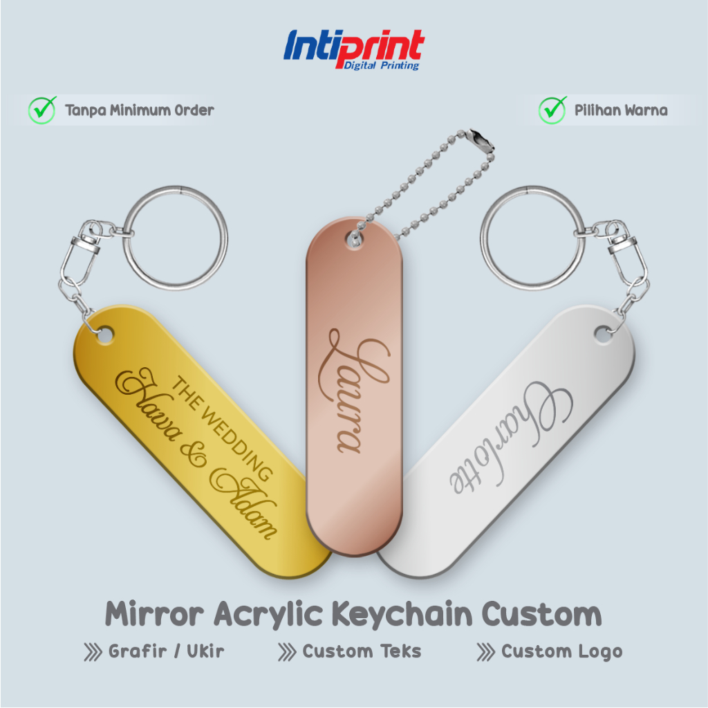 Jual Gantungan Kunci Ride Safe Akrilik Mirror Custom / Drive Safe ...