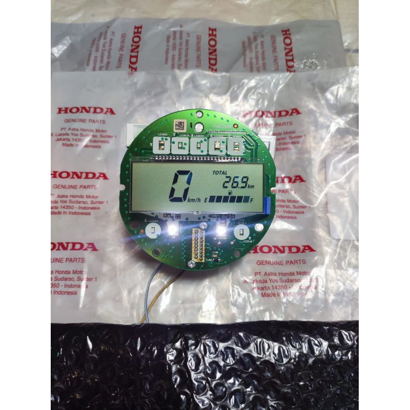 Jual PCB DAN LCD SPEEDOMETER HONDA GENIO KOJ ORIGINAL MESIN PCB VCB DAN ...