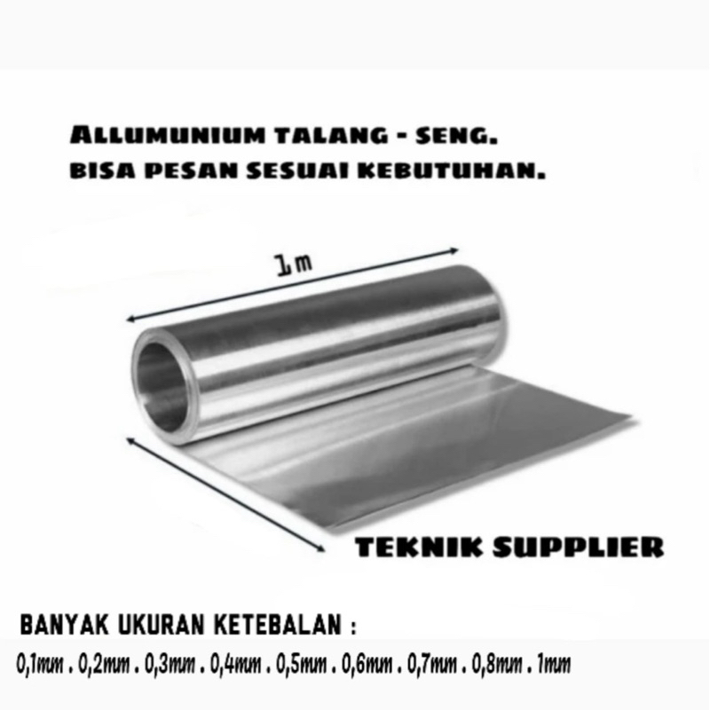 Jual seng alumunium 0.1 mm /plat alumunium anti karat | Shopee Indonesia