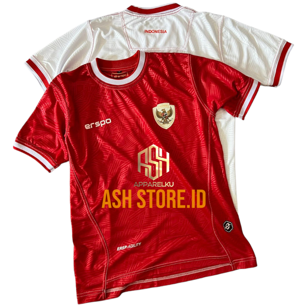 Jual Jersey Timnas Indonesia 2024 Erspo Bahan Brazil Emboss Straw ...