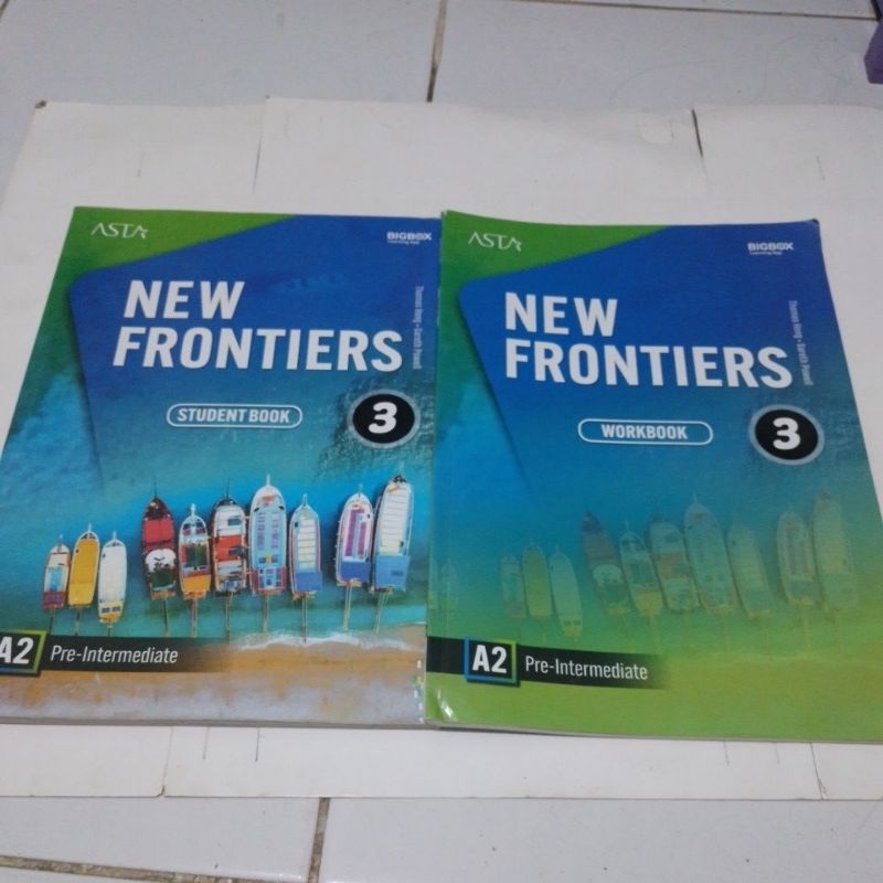 Jual BUKU NEW FRONTIERS 3 STUDENT BOOK WORKBOOK A2 PRE INTERMEDIATE | Shopee Indonesia