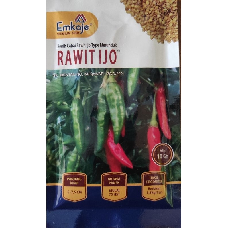 Jual BENIH CABE RAWIT IJO 10 GR EMKAJE | Shopee Indonesia