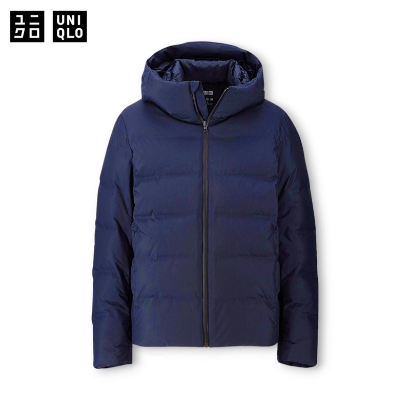 Jual Uniqlo Seamless Down Parka Navy | Shopee Indonesia