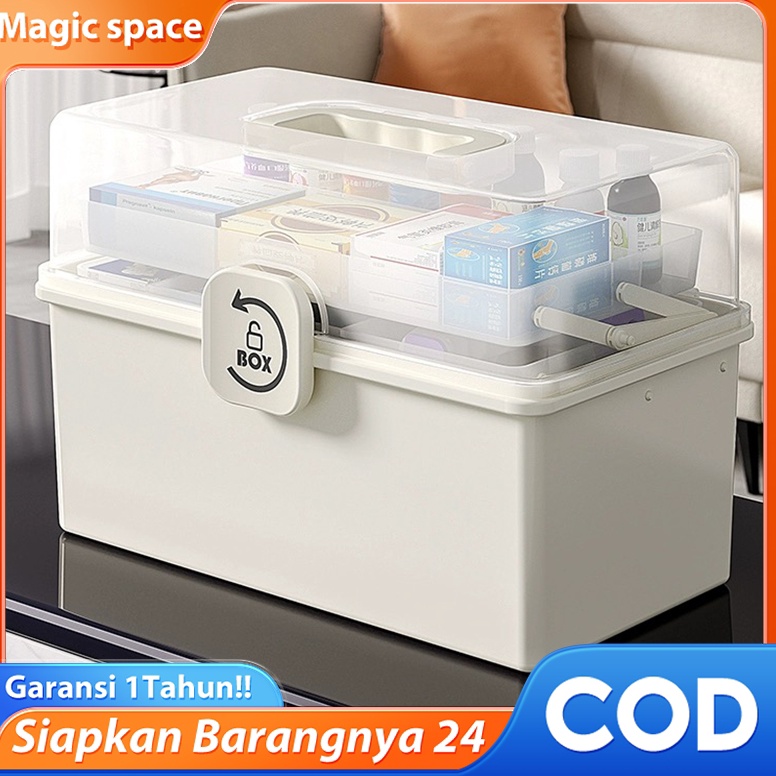 Jual KODE H26G MAGIC Kotak Obat Kotak Alat Obat Kotak Penyimpanan ...