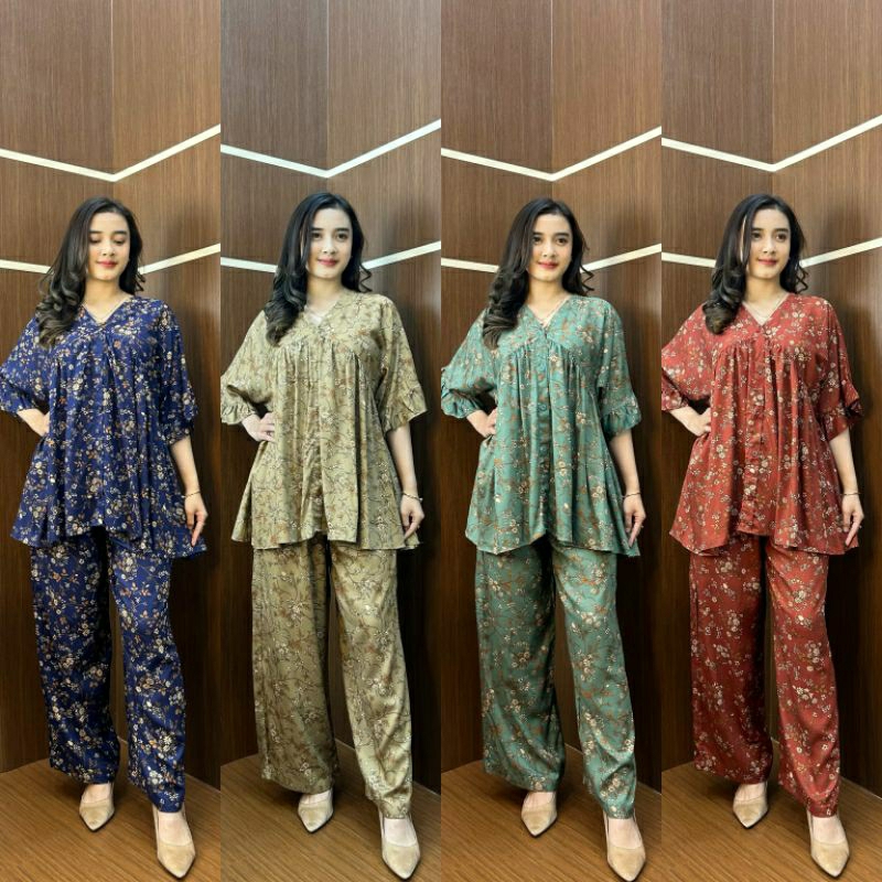 Jual ONESET HAWET/KANAYA SET/SETELAN RAYON PREMIUM/SET JUMBO/SET BAJU ...
