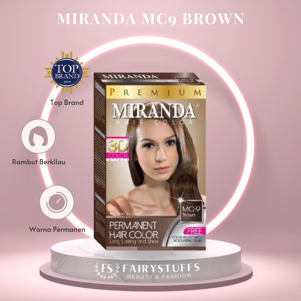 Jual RESTOK GAN Miranda Hair Color Premium Semir Cat Pewarna Rambut ...