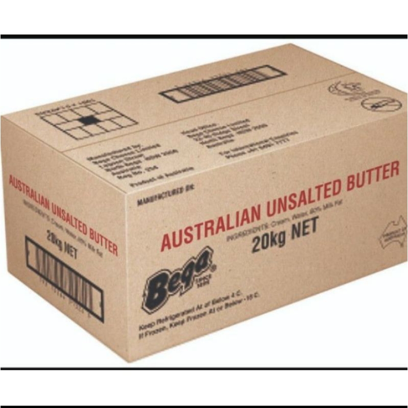 Jual Bega Unsalted Butter 20kg Australia | Shopee Indonesia