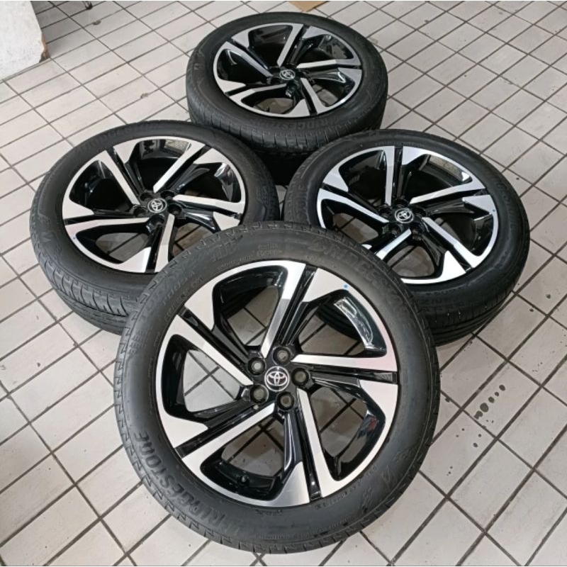 Jual Velg mobil bekas oem toyota altis croos ring 18 lebar 7 pcd 5x100 et 40 ban 215 55 18 ...
