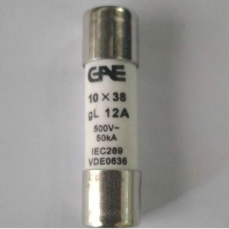 Jual HRC Fuse keramik GAE 10X38 500VAC 2A 4A 6A 10A 12A 16A 20A 25A 32A ...