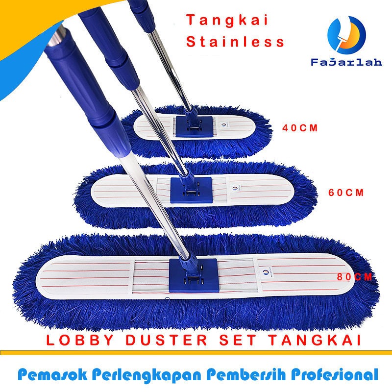 Jual FAJARLAH Lobby duster 1 set sapu lobby tangkai mop pel lobby ...