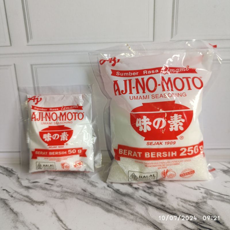 Jual Ajinomoto 50/250gr | Shopee Indonesia
