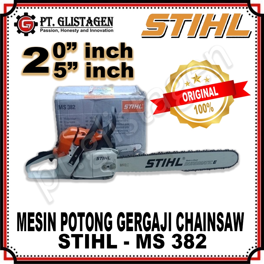 Jual STIHL MS 382 Mesin Potong Gergaji Kayu Chain Saw STIHL MS 382 - 20" inch 25" inch ORIGINAL ...