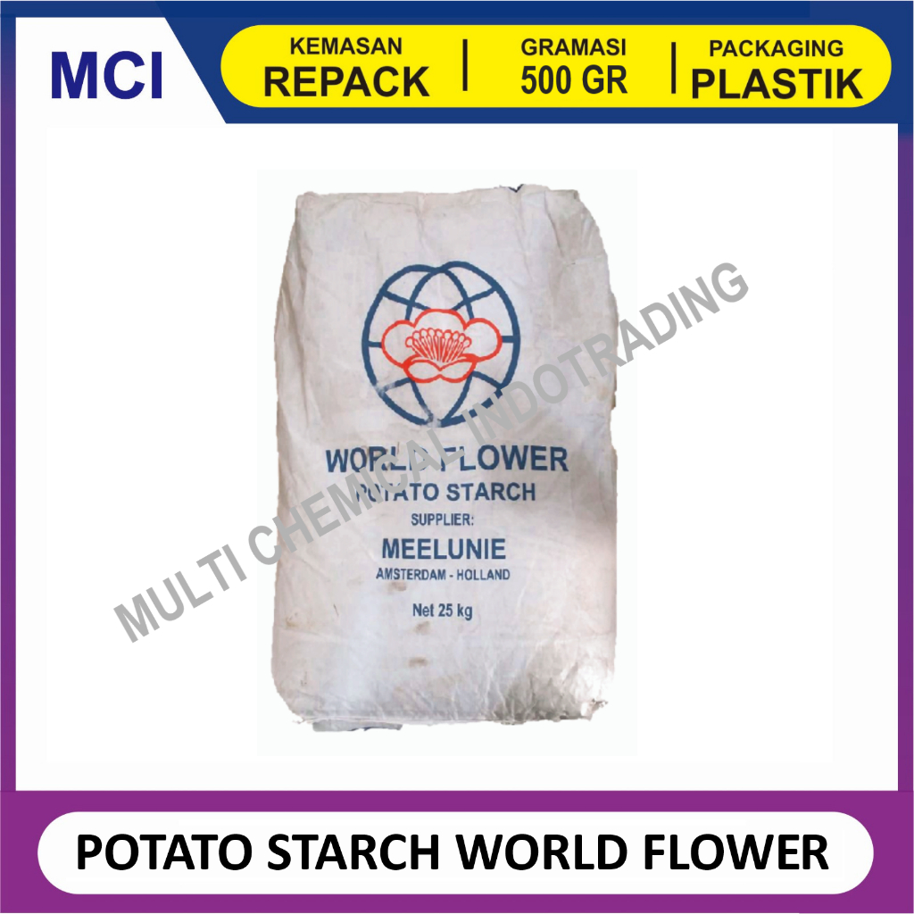 Jual POTATO STARCH WORLD FLOWER MEELUNIE DENMARK / TEPUNG PATI KENTANG ...
