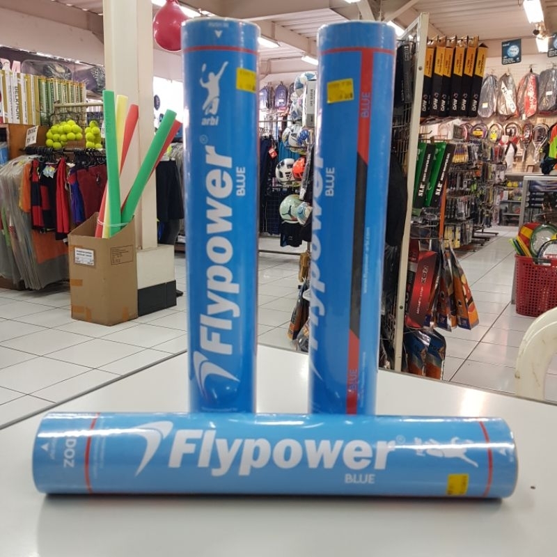 Jual Shuttlecock Shuttle Cock Kok Badminton Bulutangkis Flypower Biru ...