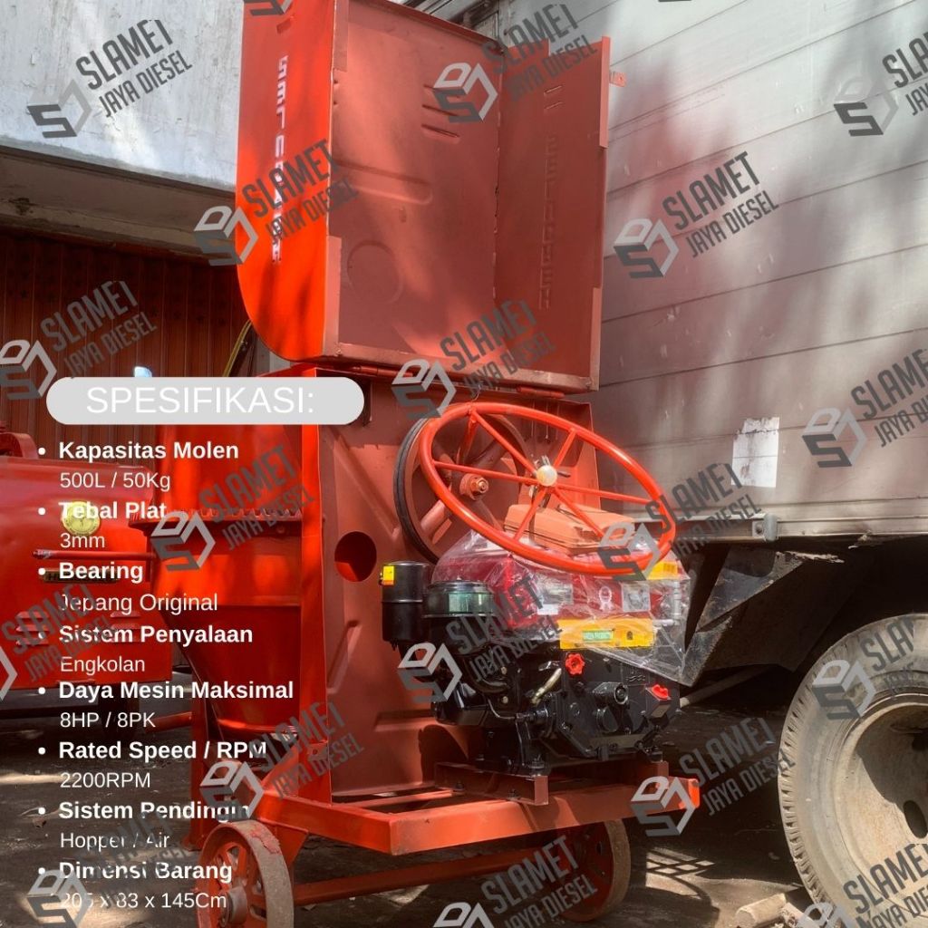 Jual Molen Mixer Cor Semen Hercules 50Kg Lengkap Mesin R180 | Shopee Indonesia