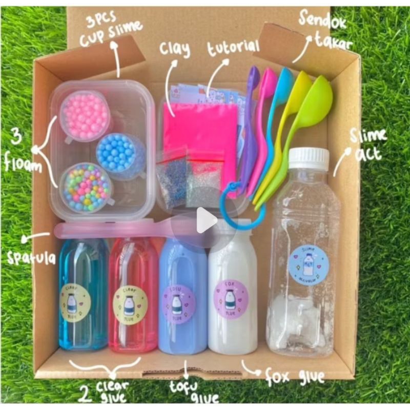 Jual SLIME KIT SLIME WATER SLIME PUDING SLIME KIT SLIME TOFU SLIME KIT ...