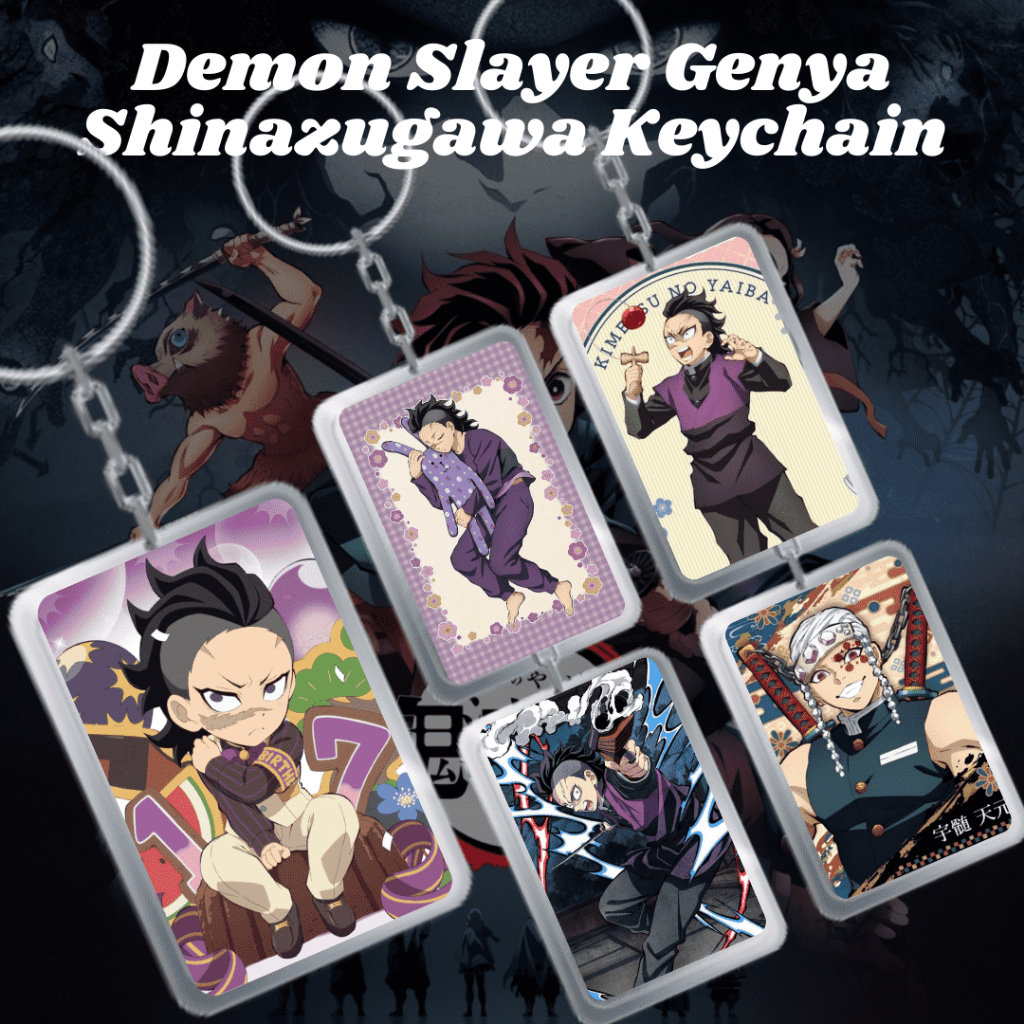 Jual Gantungan Kunci / Keychain Aklirik Anime - Demon Slayer Genya ...