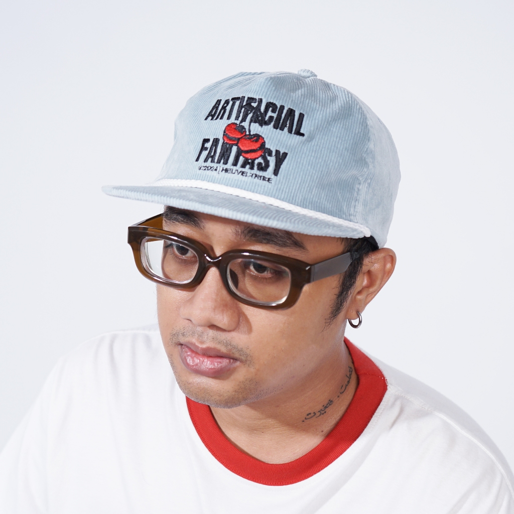 Jual Heuvel Tribe Rope Hat Corduroy Riegel Blue Topi Pria Distro TTH ...