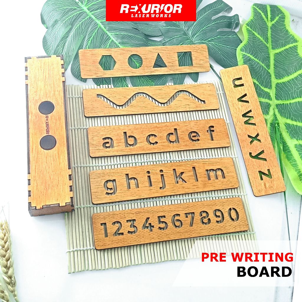 Jual Papan Belajar Garis | Pre Writing Board Media Belajar Anak Follow ...