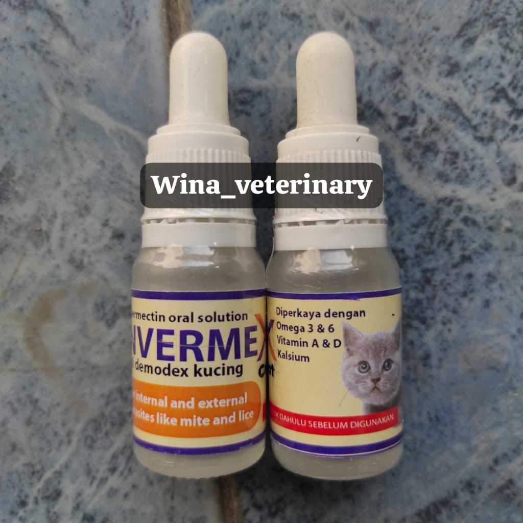 Jual OBAT MINUM ANTI KUTU KUCING - INVERMEX CAT 30ML - OBAT SCABIES ...