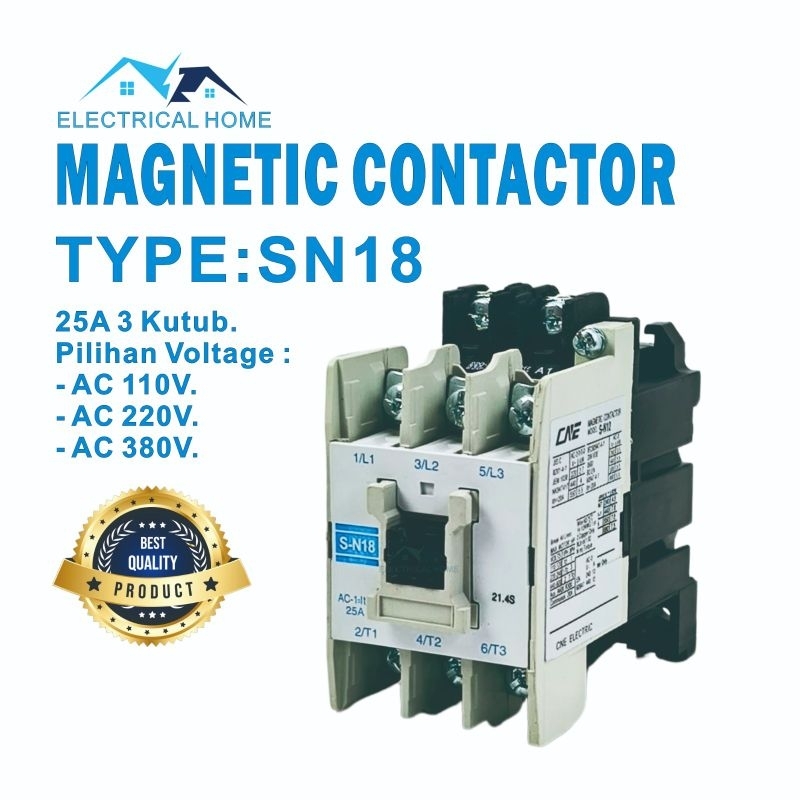Jual MAGNETIC CONTACTOR SN-18 | Shopee Indonesia