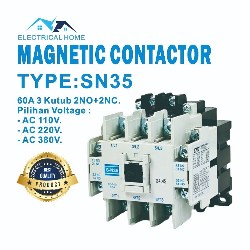 Jual MAGNETIC CONTACTOR SN-35 | Shopee Indonesia