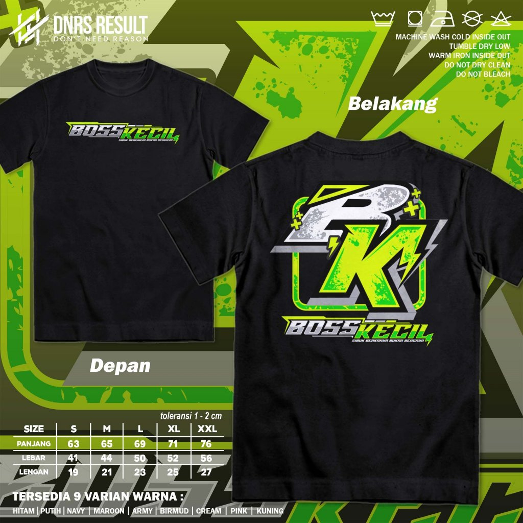 Jual Kaos BK Boss Kecil Berkarya Bukan Bergaya - Baju Distro Bos Muda ...