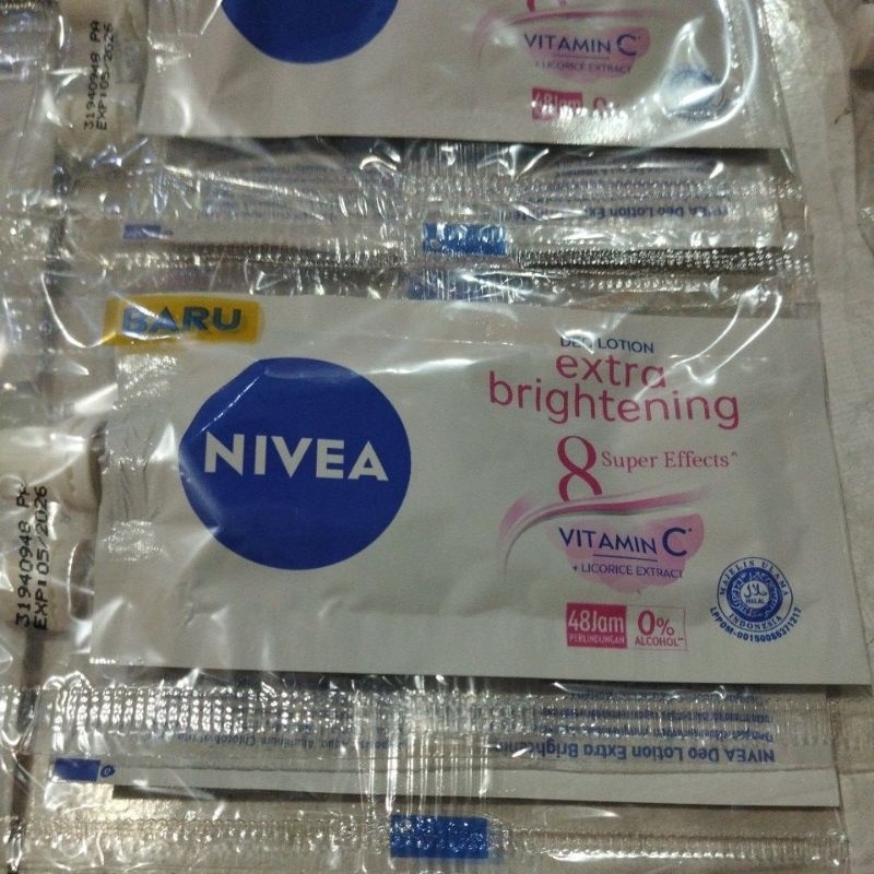 Jual nivea extra brightening sachet 1 pcs | Shopee Indonesia