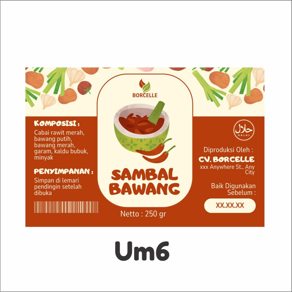 Jual STIKER - Label Snack UMKM 6x9cm | Shopee Indonesia