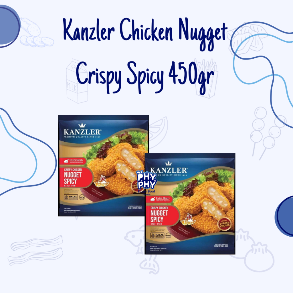 Jual Kanzler Crispy Spicy Nugget 450gr | Kanzler Crispy | Chicken ...