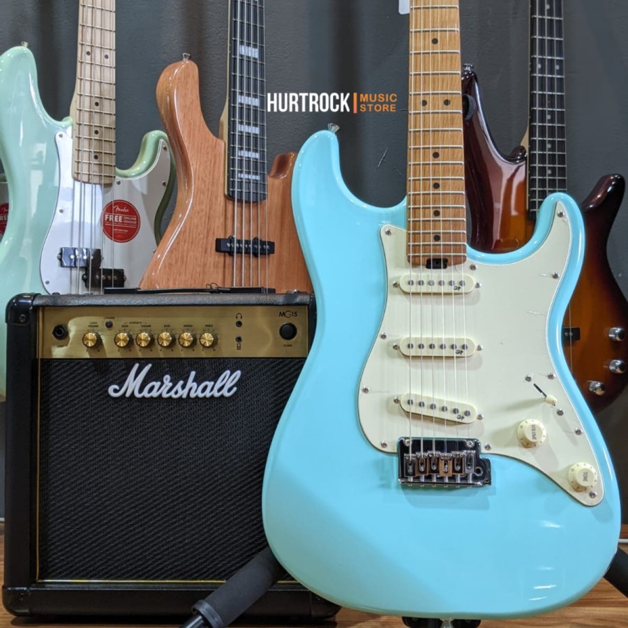 Jual SCP Guitar SS10DBL Stratocaster Deep Blue SSS SCP Gitar | Shopee ...