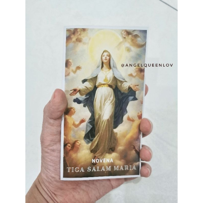 Jual Lembar novena 3 Salam Maria versi lengkap 1SET (81LEMBAR) | Shopee Indonesia