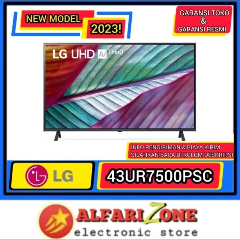 Jual LG Smart TV LED 4K UHD 43 inch 43UR7500 TV LG 43 inch 43UR7500PSC 4K UHD DIGITAL | Shopee ...
