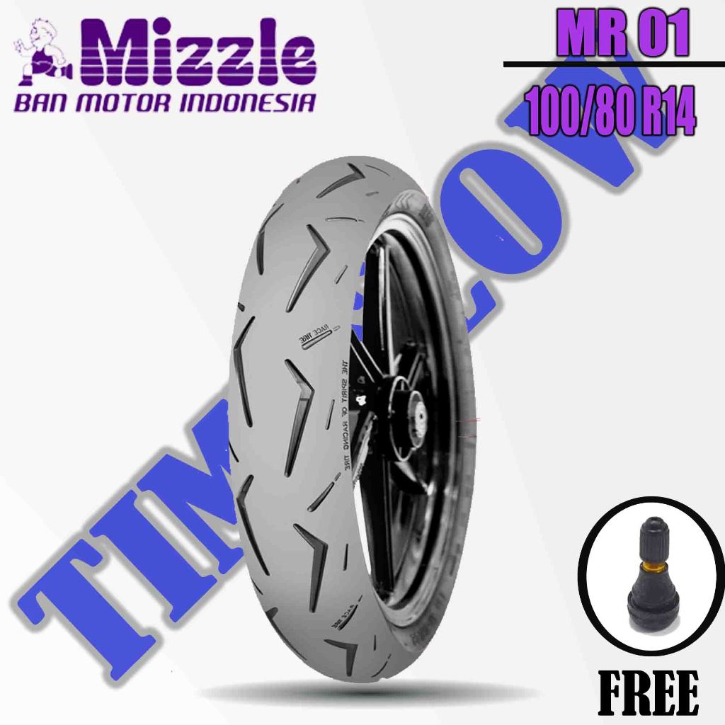 Jual Ban Motor Matic Soft Compound MIZZLE MR01 100/80 Ring 14 Tubeless ...