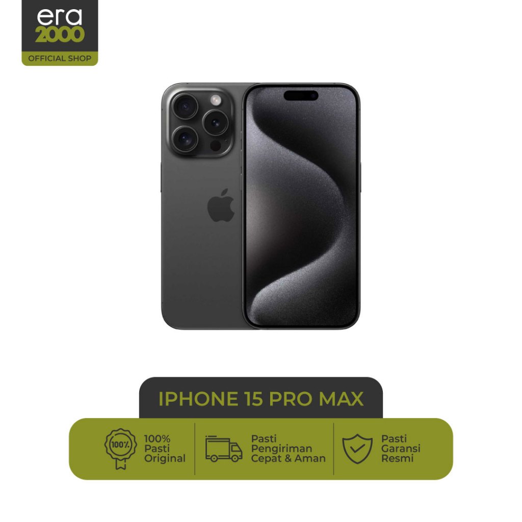 Jual Era 2000 - iPhone 15 Pro Max [256 GB] Garansi Resmi | Shopee Indonesia
