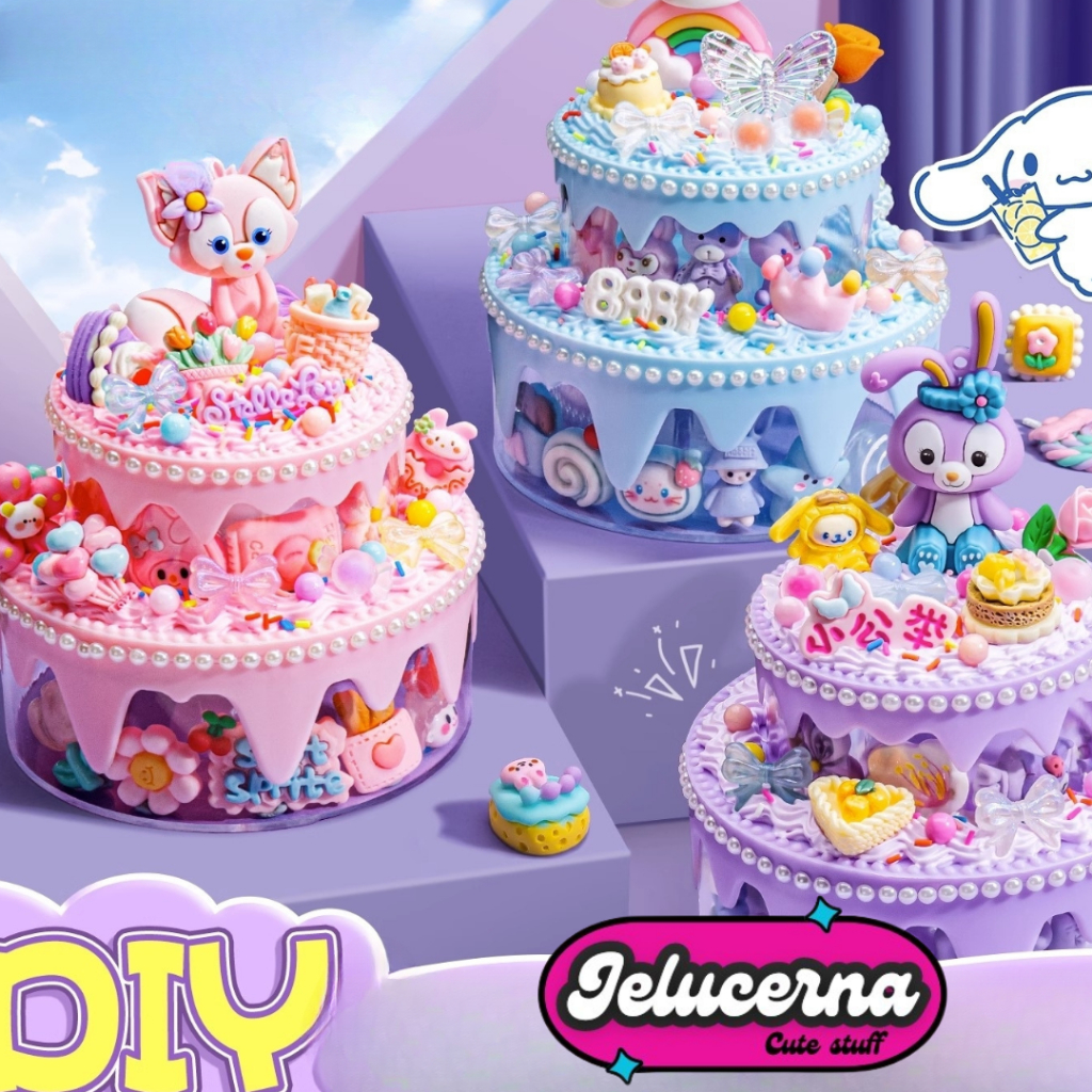 Jual MAINAN CAKE DIY DECO CREAM KARAKTER // DEKORATIF // COCOK UNTUK ...