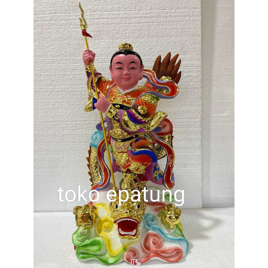 Jual patung dewa nacha / naca / locia / sam tai ce - naga - kayu - 16 ...