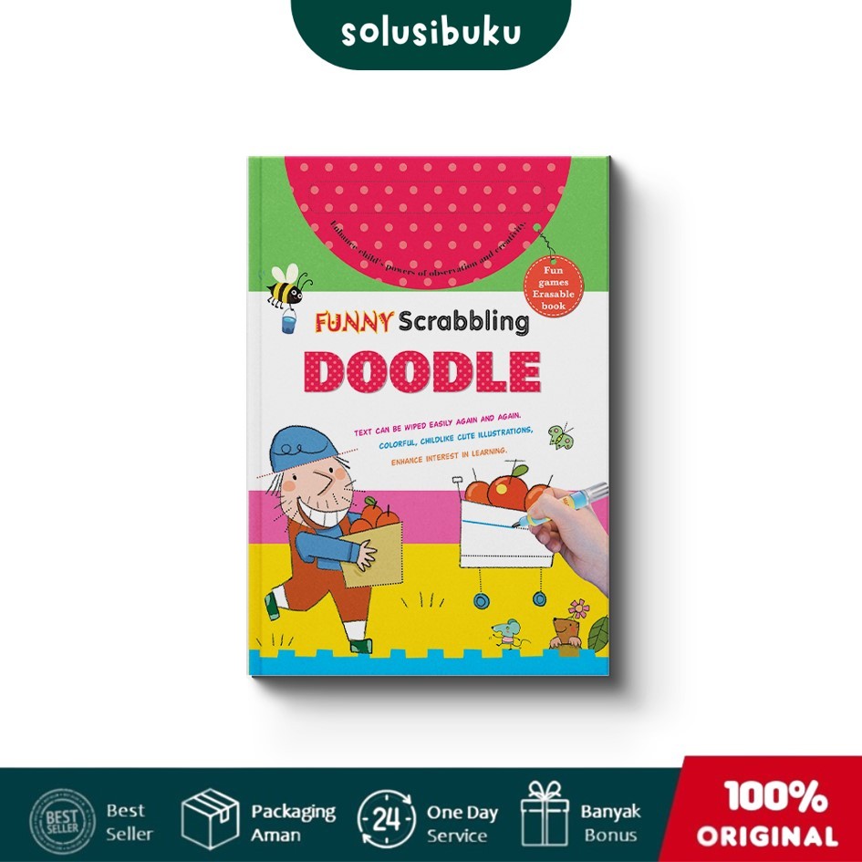 Jual Buku Funny Scrabbling: Doodle (Brilliant Books) | Shopee Indonesia