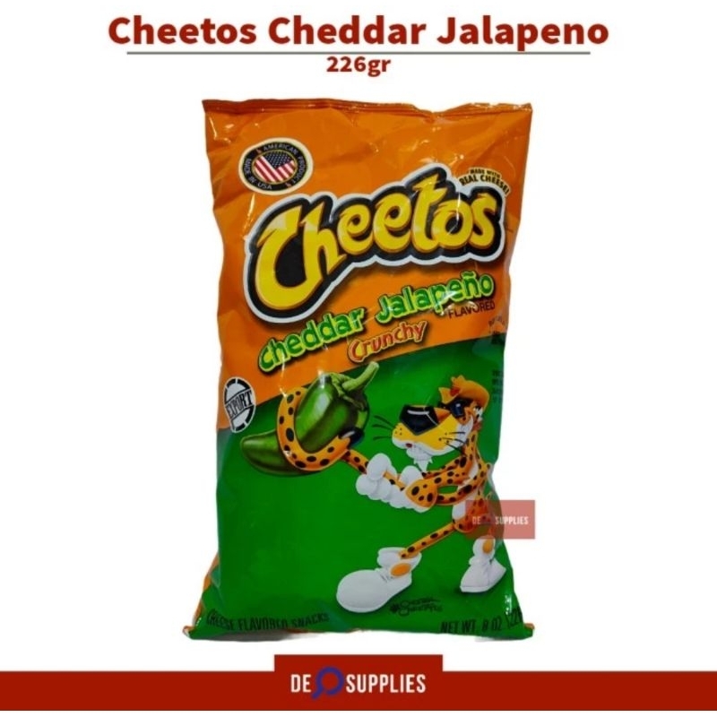 Jual Cheetos Cheddar Jalapeno 226gr - Cheese Snacks Import USA Cheetoz ...